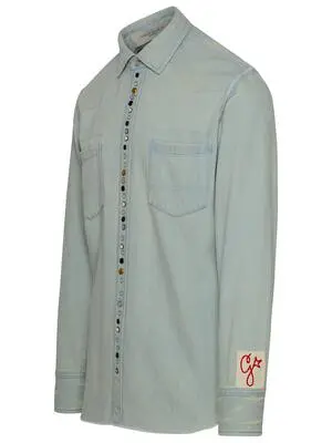 GOLDEN GOOSE Light Denim Shirt