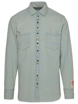 GOLDEN GOOSE Light Denim Shirt - Blue