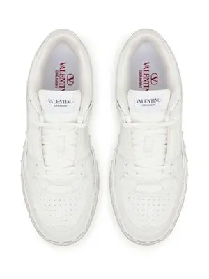 Valentino Garavani Rockstud Leather Sneakers - Multicolor