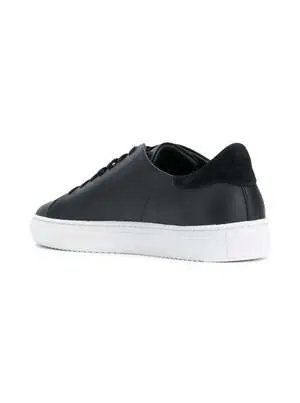 Axel Arigato Clean 90 Leather Low Top Sneakers With Side Logo Lettering - Multicolor