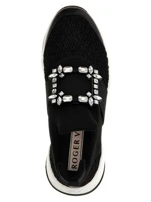 ROGER VIVIER Viv Run Sneakers - Black