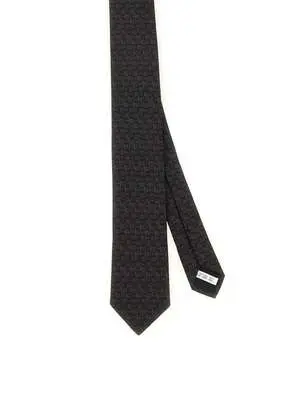 FERRAGAMO Gancini Jacquard Neck Tie