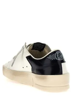 GOLDEN GOOSE Stardan Leather Sneakers - Blue