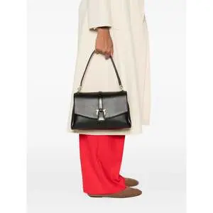 FERRAGAMO Calf Leather Tote Bag With Gold-tone Hardware