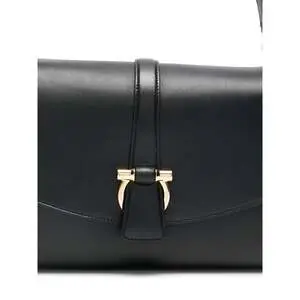 FERRAGAMO Calf Leather Tote Bag With Gold-tone Hardware