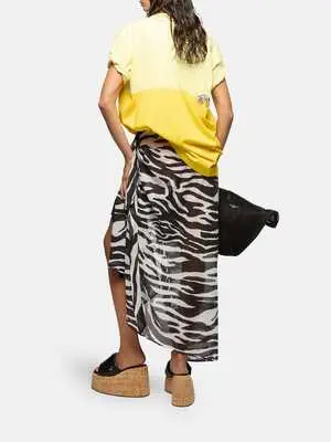 Attico Graphic Print Cotton T-shirt