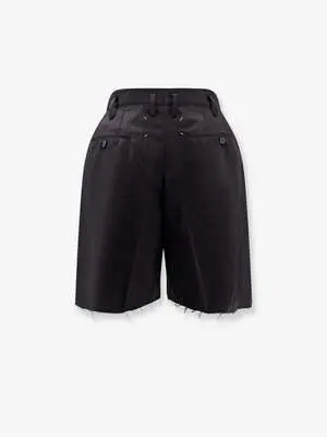 MAISON MARGIELA Striped Virgin Wool Shorts - Multicolor
