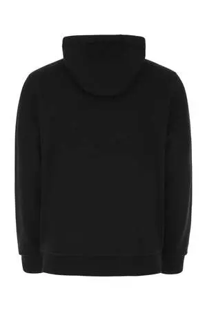 Burberry Cotton Logo Hoodie - Black