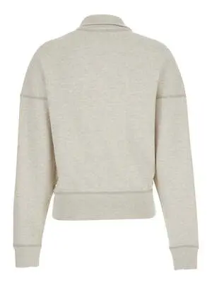 Isabel Marant Étoile Cotton Blend Sweatshirt With Logo - Multicolor
