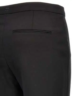 COURREGES Oblique Tailored Wool Blend Bootcut Pants - Black