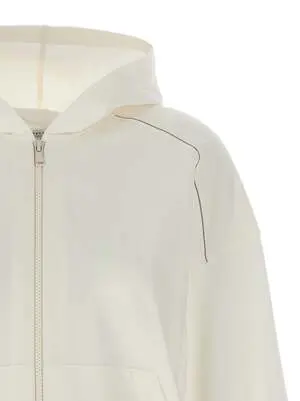 Brunello Cucinelli Monile Hoodie - White
