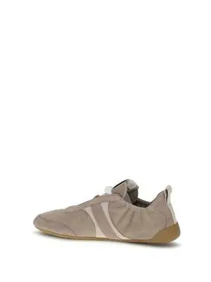 Chloé Kick Suede Sneakers - Cream