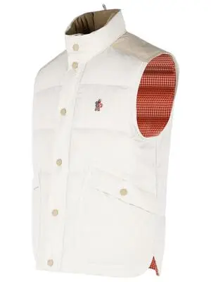Moncler Padded Polyester Vest - White