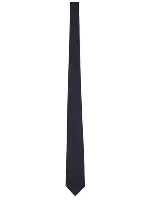 Tagliatore TAGLIATORE Satin Neck Tie Blue