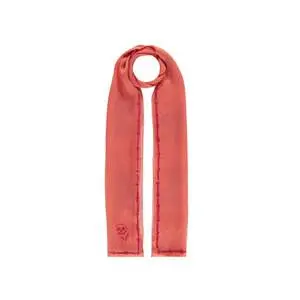 Givenchy Logo Silk Scarf - Orange