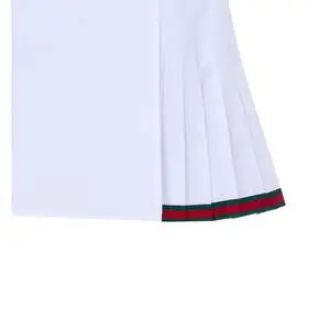 Gucci Pleated Mini Skirt With Contrast Piping
