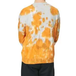 Kenzo Tie-dye Tiger Print Crew Neck Sweater - Orange