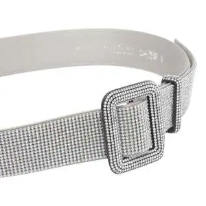 Benedetta Bruzziches Venus Embellished Belt - Silver
