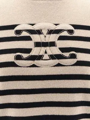 Celine Triomphe Cashmere And Wool Sweater
