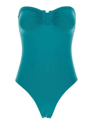 ERES Cassiopee Strapless One-piece Swimsuit With Ruffles - Multicolor