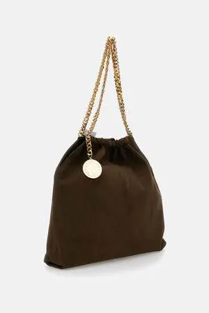Stella McCartney Medium Falabella Drawstring Suede Bag