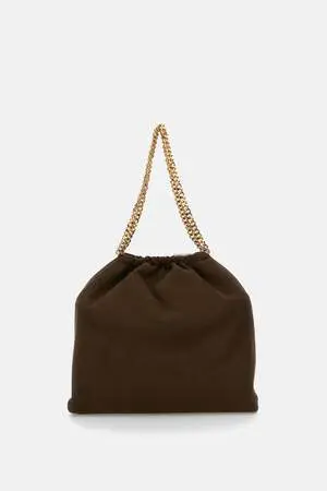 Stella McCartney Medium Falabella Drawstring Suede Bag