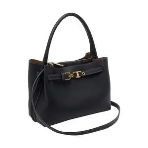 TOD'S Mini Leather Handbag With Decorative Stitching