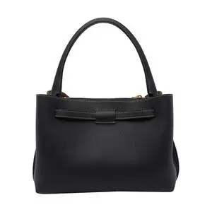 TOD'S Mini Leather Handbag With Decorative Stitching