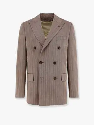 GOLDEN GOOSE Dave Double-breasted Blazer - Multicolor