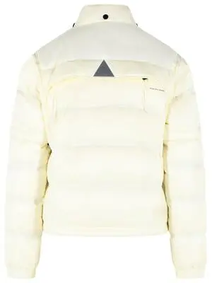 Moncler Ivory Polyamide Down Jacket - White