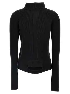 Rick Owens Headon Dbl Sweater - Black