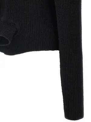 Rick Owens Headon Dbl Sweater - Black