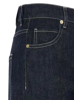 Max Mara Chiara Blue Denim Jeans - Multicolor