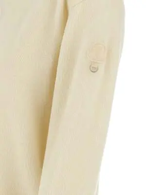 Moncler X Willow Smith Wool Cashmere Sweater With Metal Eyelet Detail