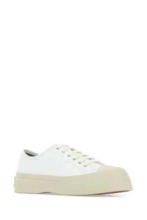 Marni Leather Pablo Sneakers - White
