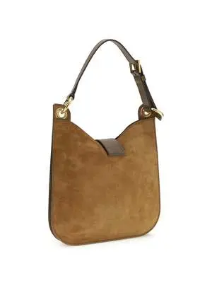 TOM FORD Tara Leather Shoulder Bag - Brown