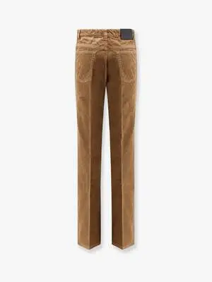 Saint Laurent Wide Leg Corduroy Trousers