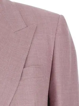 Tagliatore Jasmine Double-breasted Wool Blend Jacket - Pink