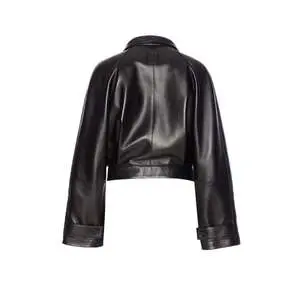 Loewe Belted Leather Short Trench Coat