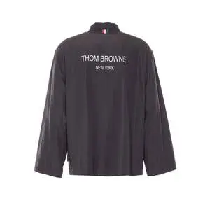 Thom Browne Light Memory Tech Packable Sportcoat With Logo