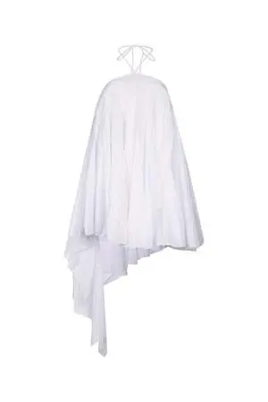 Jacquemus La Robe Triangle Courte Asymmetrical Drape Dress