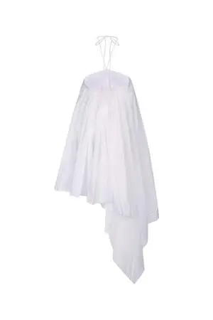 Jacquemus La Robe Triangle Courte Asymmetrical Drape Dress