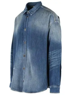Acne Studios Cotton Shirt - Blue