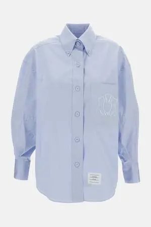 Thom Browne Supersized Long Sleeve Shirt - Multicolor