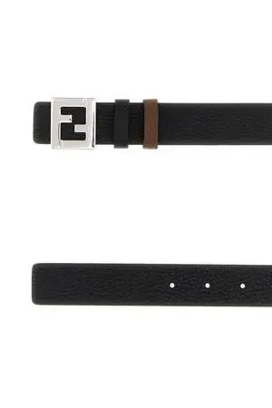Fendi Leather Reversible Belt