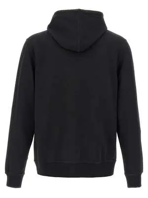 Brunello Cucinelli Cotton Hoodie With Cashmere And Silk Blend - Black