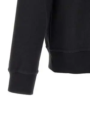 Brunello Cucinelli Cotton Hoodie With Cashmere And Silk Blend - Black