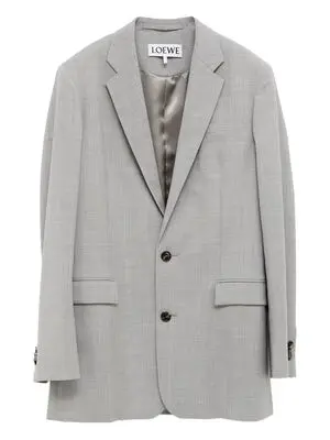 Loewe Wool Single-breasted Jacket - Multicolor