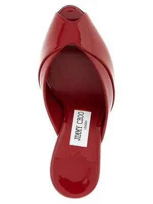 JIMMY CHOO Brigitte Sabots - Red