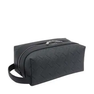 FERRAGAMO All Over Logo Coated Fabric Toiletry Bag
